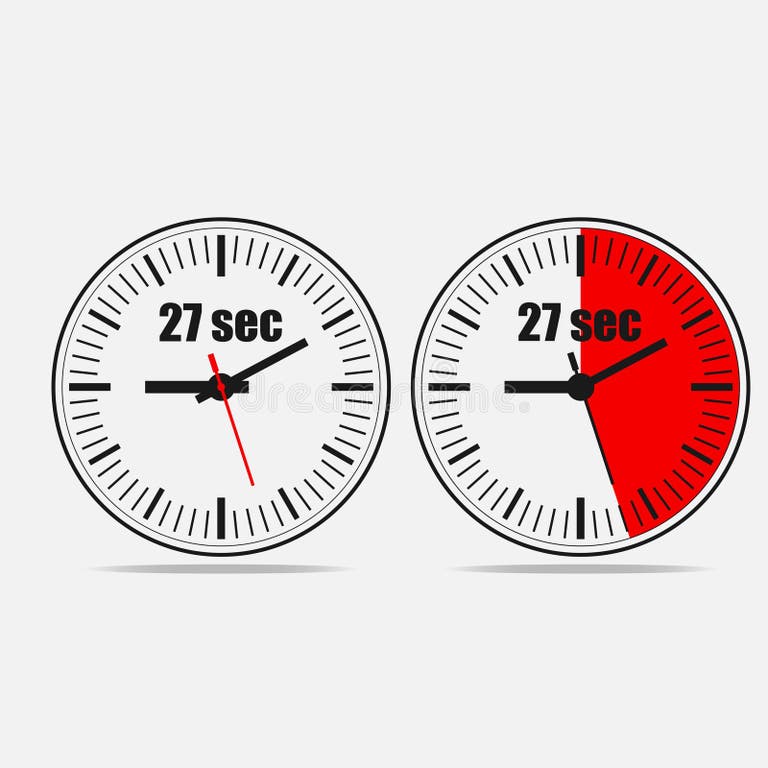 Seconds Clock Stock Illustrations – 11,837 Seconds Clock Stock ...