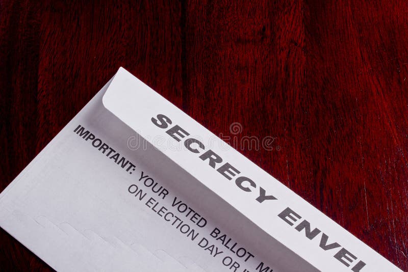 Secrecy envelope stock photo. Image of envelope, ballot - 27454470