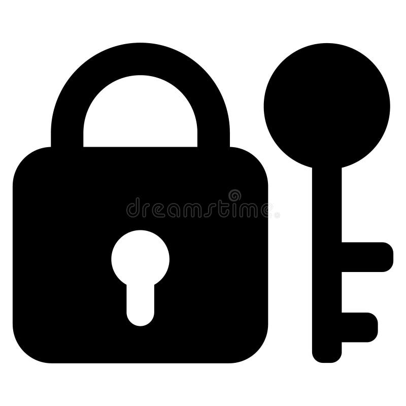 Secrecy Icon Recursive Mosaic Stock Vector - Illustration of code ...