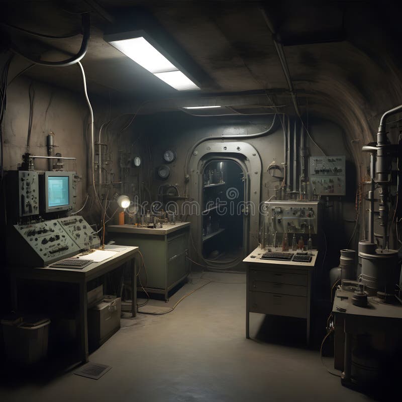 Secred Hidden Underground, Ai-generatet Stock Illustration ...