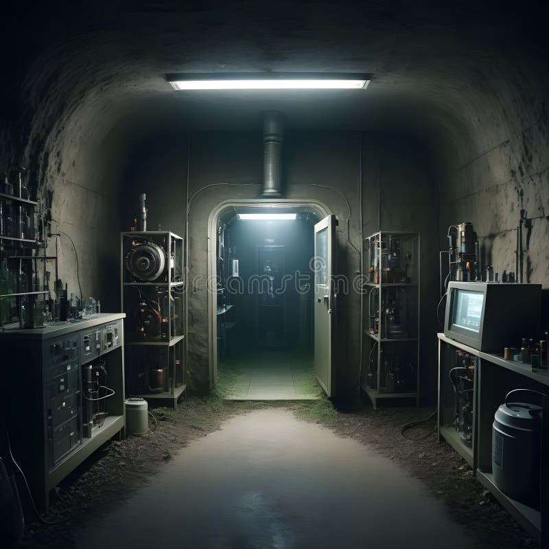 Secred Hidden Underground, Ai-generatet Stock Illustration ...