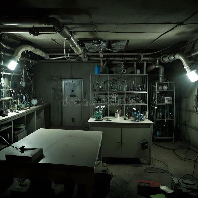 Secred Hidden Underground, Ai-generatet Stock Illustration ...