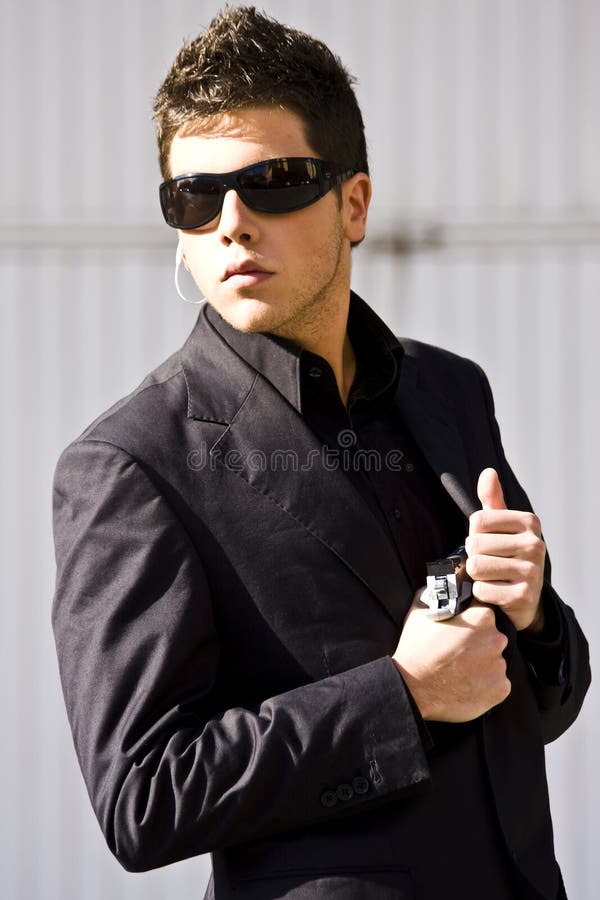 Secret agent stock image. Image of agent, ready, action - 4372329