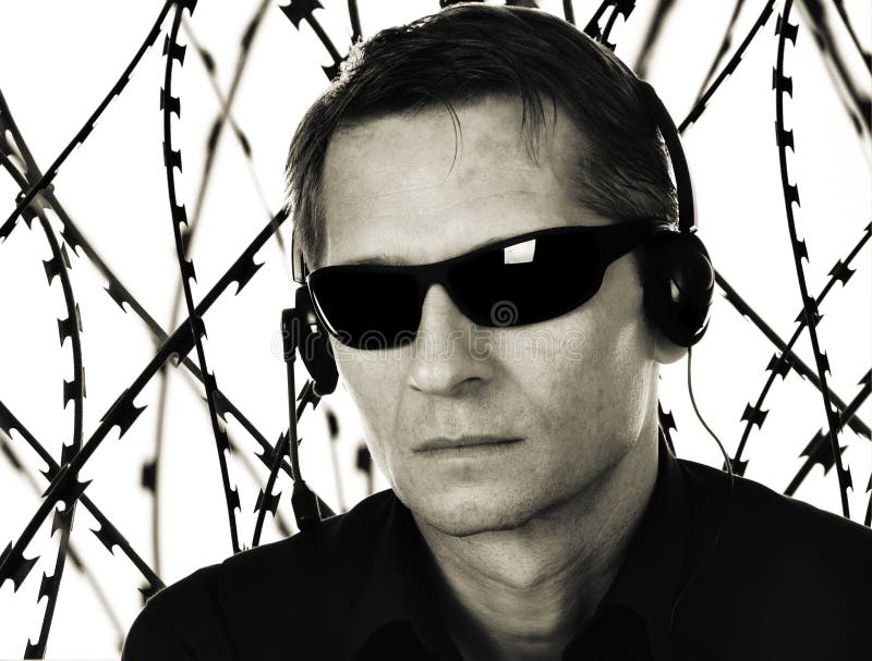 Secret service agent stock photo. Image of male, police - 4617888