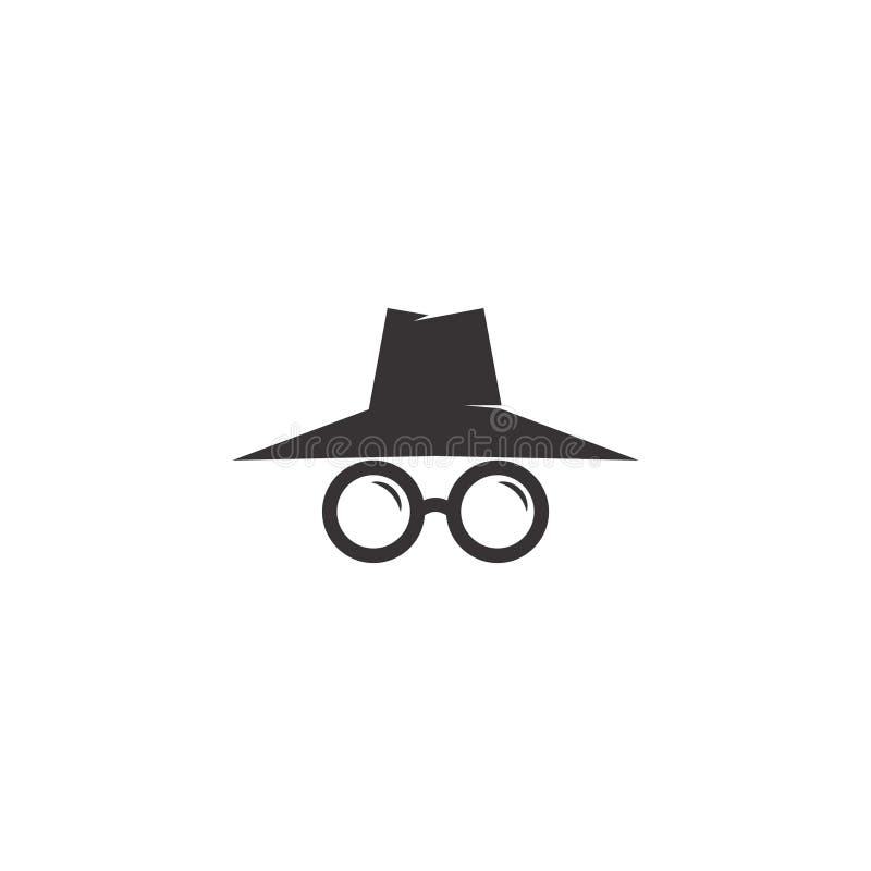 Secret Agent Icon Logo Design Stock Illustration - Illustration of logo ...