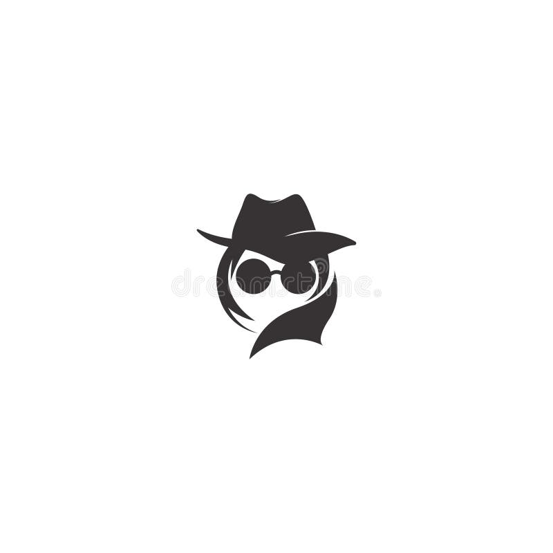 Secret Agent Icon Logo Design Stock Illustration - Illustration of ...