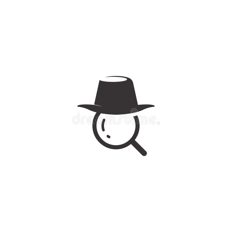 Secret Agent Icon Logo Design Stock Illustration - Illustration of ...