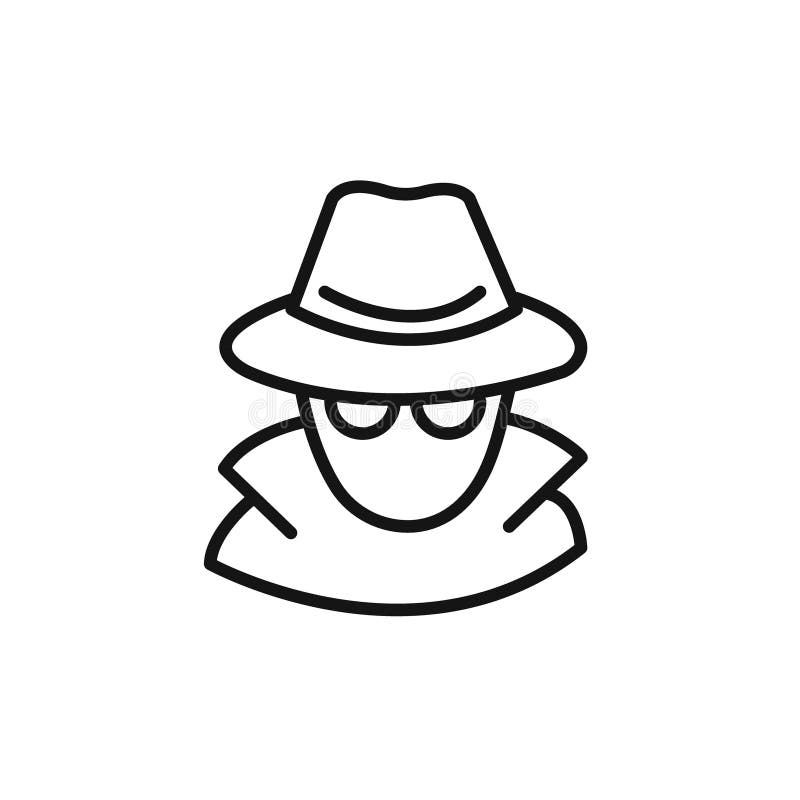 Secret Agent Icon Vector Set Collection for Web Stock Vector ...