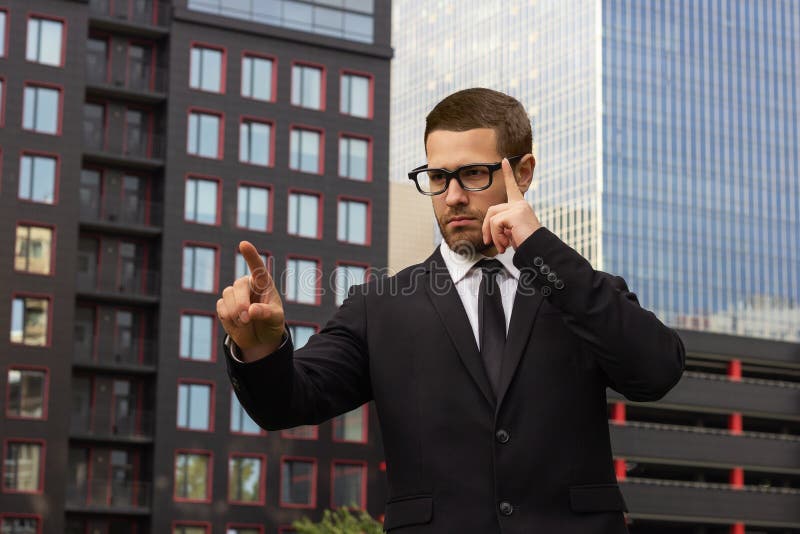 Secret Agent Template Spy New Technologies Businessman Stock Photo ...