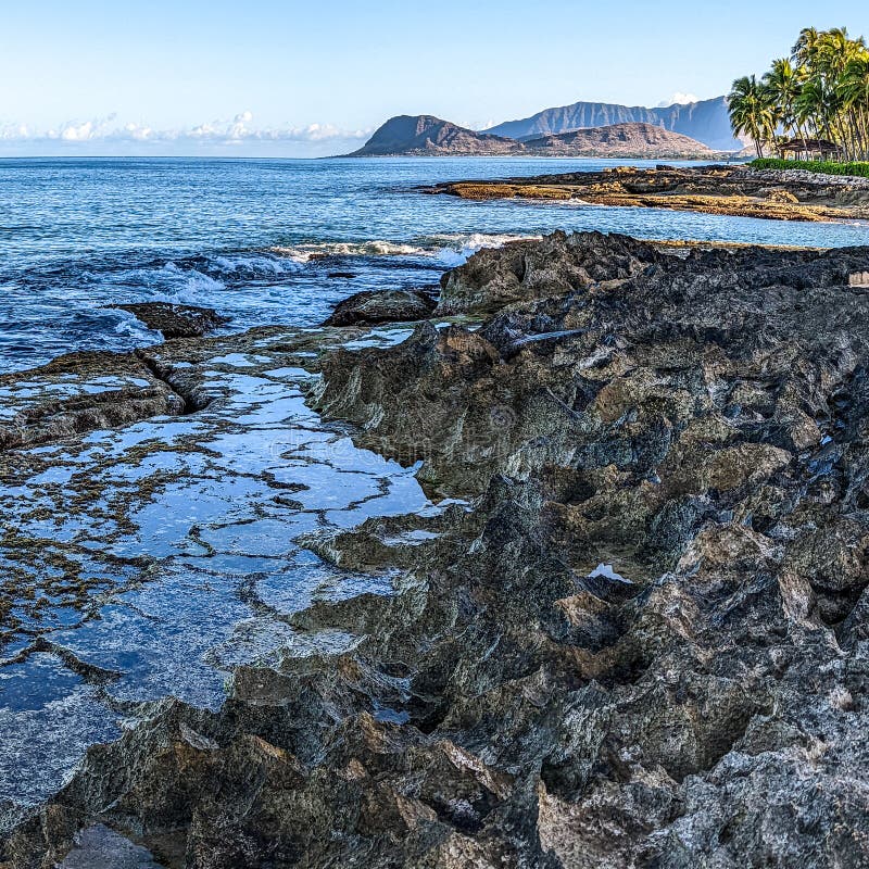 Secret Beach Oahu Island Hawaii Stock Image - Image of secret, colorful ...