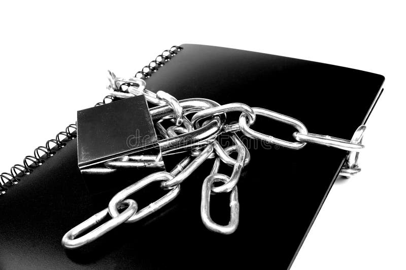 Secret book stock image. Image of tied, secret, chrome - 38940053