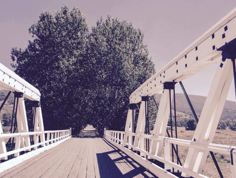 Secret bridge stock photo. Image of bridge, hills, tree - 57209704
