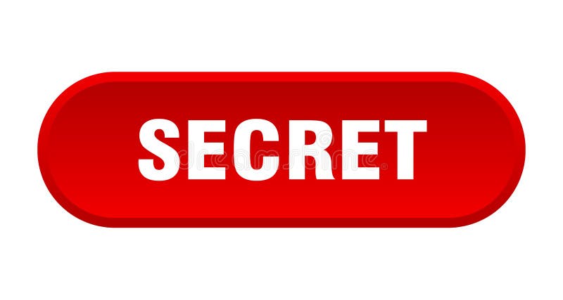 Secret button stock vector. Illustration of isolated - 158485476