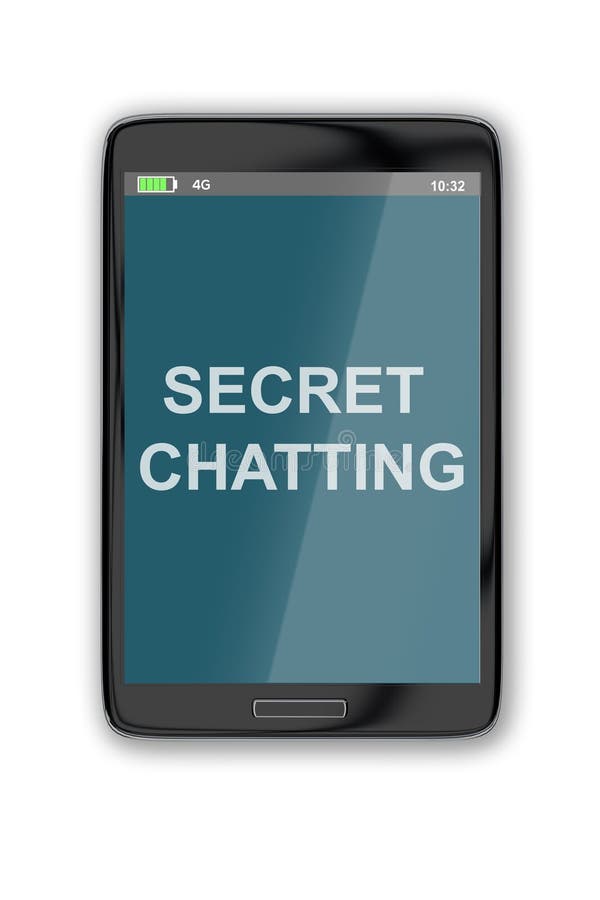 Secret Chatting concept stock illustration. Illustration of people ...