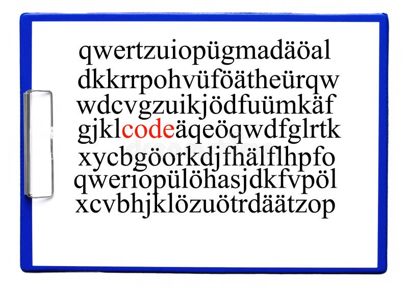 Secret code stock image. Image of spying, security, clipboard - 29304439