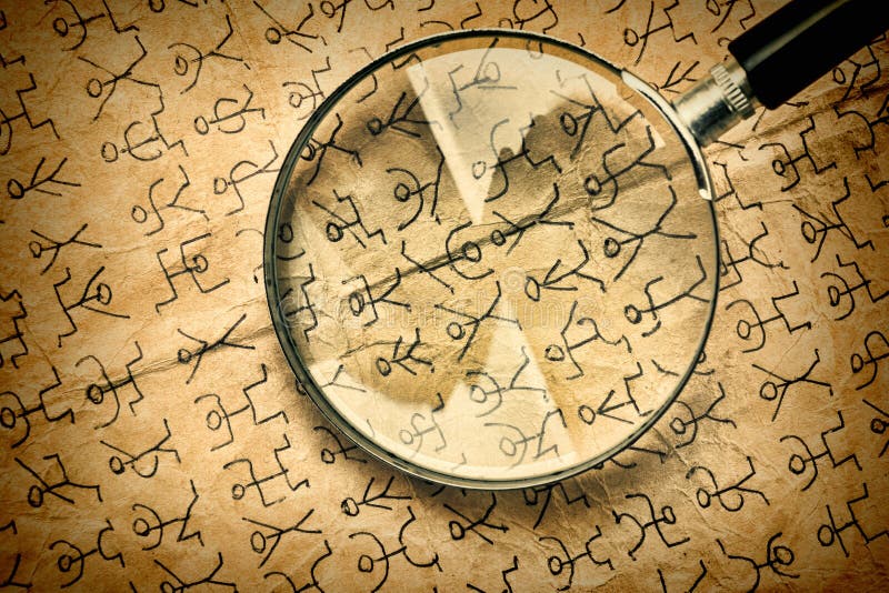 Secret code dancing men stock image. Image of flush - 156659799