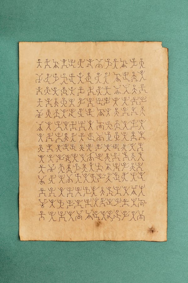 Secret code dancing men stock photo. Image of epistle - 67520236