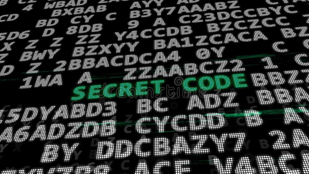 Secret Code stock illustration. Illustration of computer - 87730281