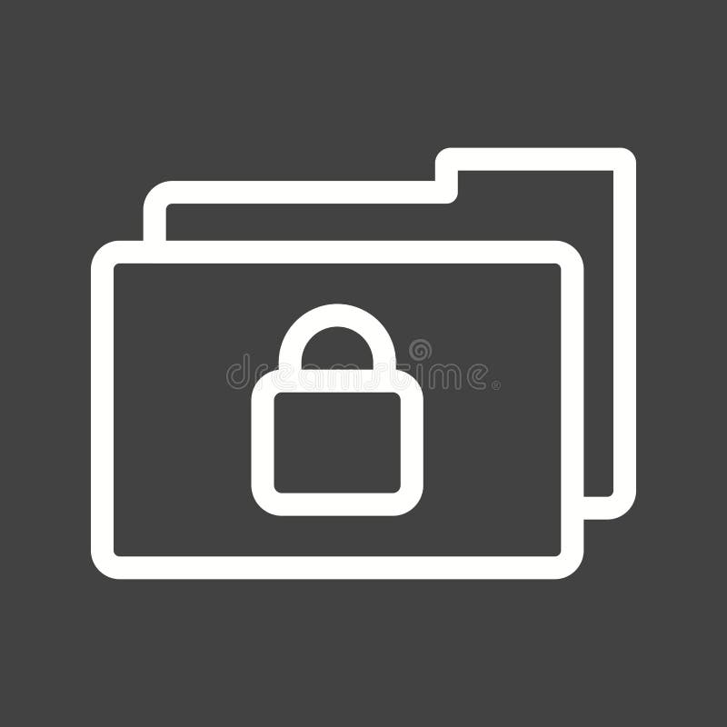 Secret Folder stock vector. Illustration of data, secret - 87569671