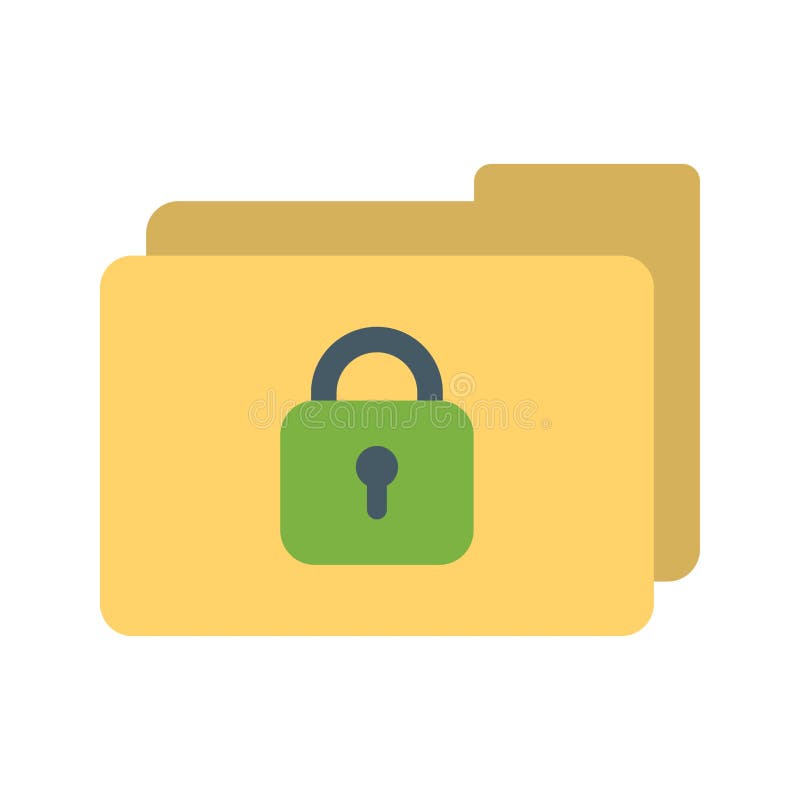 Secret Folder stock vector. Illustration of confidential - 90339231