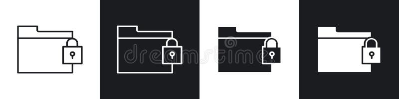 Secret folder icon stock illustration. Illustration of vault - 341313739