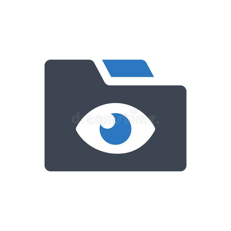 Top Secret Folder Icon Vector Illustration Stock Vector - Illustration ...