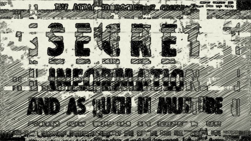 Secret Information Hand Draw Animation Stock Video - Video of concepts ...