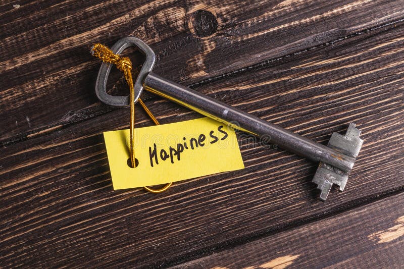 Secret Key for a Happy Life Photo Stock Image - Image of searching ...