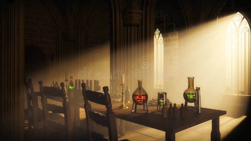 Secret Laboratory stock illustration. Illustration of fairytale - 171332117