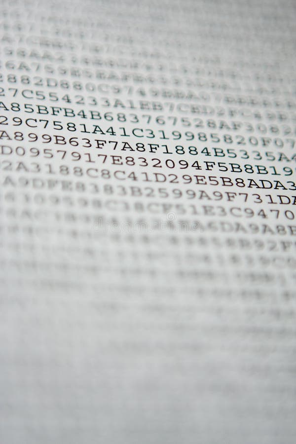 A Secret Letter Code Paper Sheet Stock Photo - Image of game, detail ...