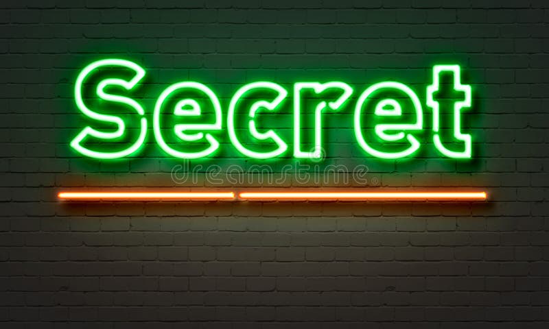 Top Secret Neon Text Vector Design Template. Top Secret Neon Logo ...