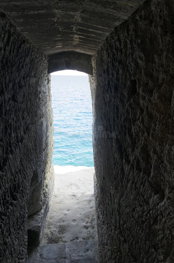 Hidden Passage in the Castle of Otranto Stock Photo - Image of middle ...