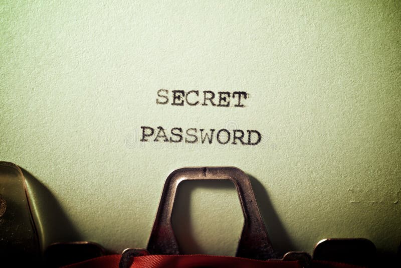 Secret password concept stock image. Image of ideas - 189526439