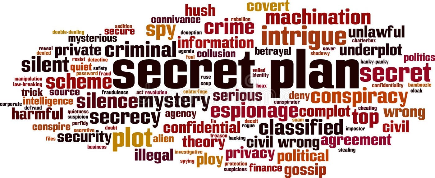 Secret Plan Word Cloud Stock Illustrations – 4 Secret Plan Word Cloud ...