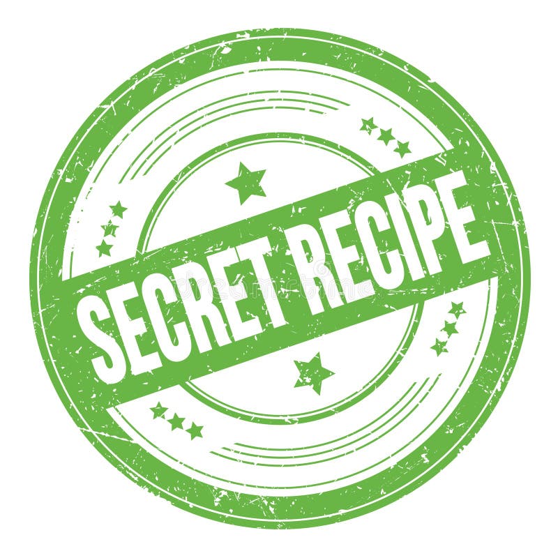Secret recipe on white stock illustration. Illustration of favourite ...