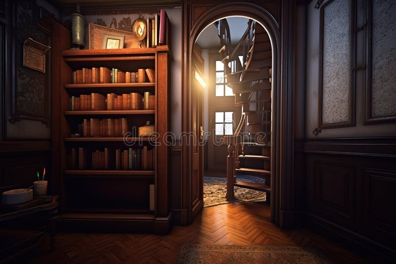 Secret Room: Create a Set of Images that Showcase a Mysterious, Hidden ...