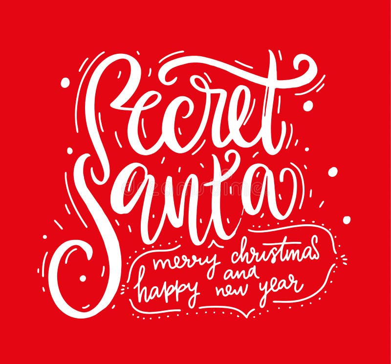 Secret Santa Stock Illustrations – 1,157 Secret Santa Stock ...
