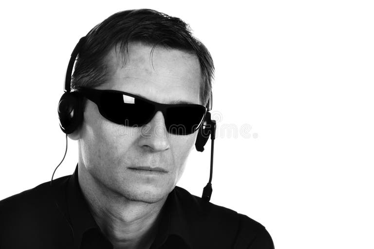 Secret service stock photo. Image of macho, murderer, headset - 3529954