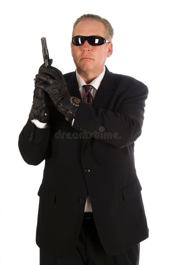 CIA agent. stock photo. Image of officer, deadly, bullet - 5139452