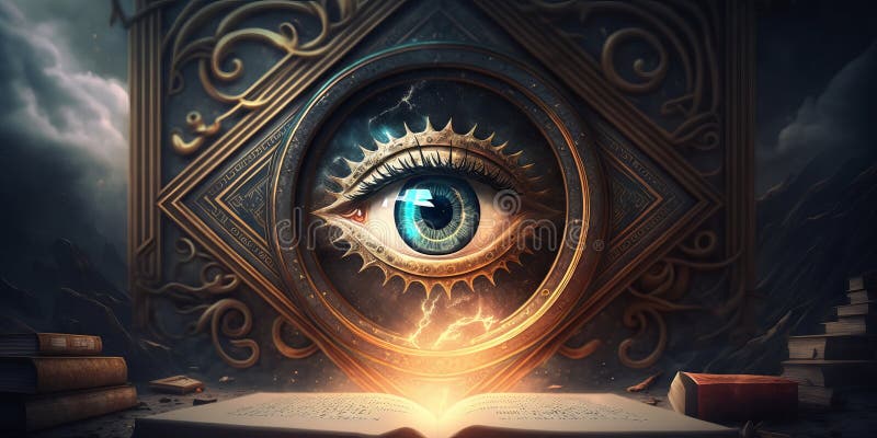 Secret Society Stylization Drawing Generative AI Stock Illustration ...