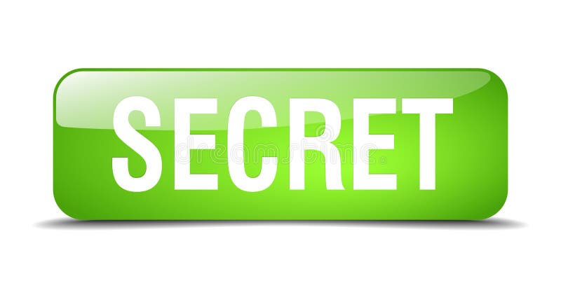 Secret button stock vector. Illustration of shine, template - 120309362