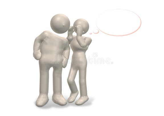 Secret talk stock illustration. Illustration of space - 18617803