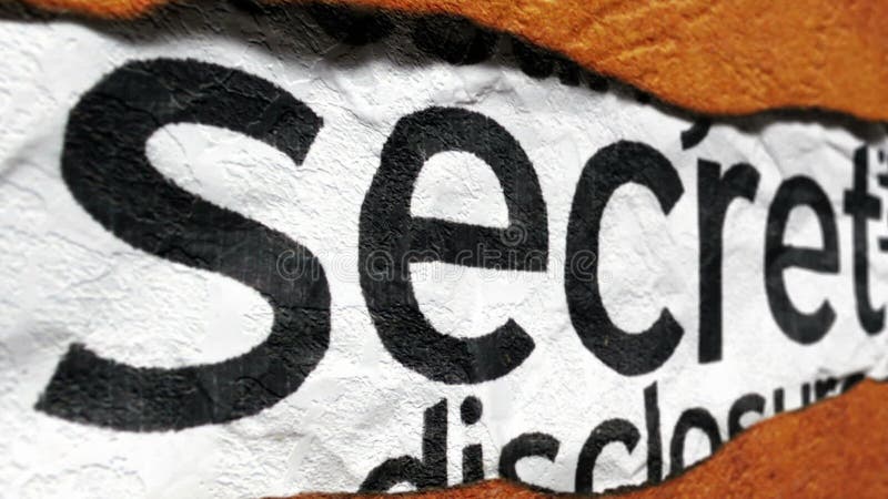 Secret text on torn paper stock video. Video of paperwork - 188804387