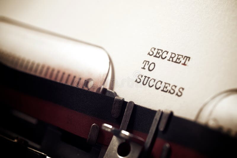 Secret to success phrase stock photo. Image of entrepreneur - 198363312