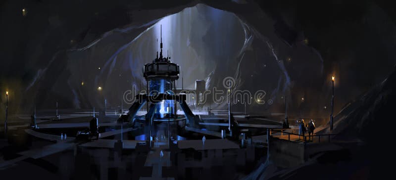 Nuclear reactor stock illustration. Illustration of atoms - 19168757