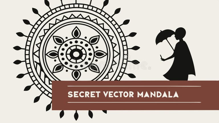 Secret Vector Mandala, Hidden Pattern, Geometric Mandala, Mystery ...