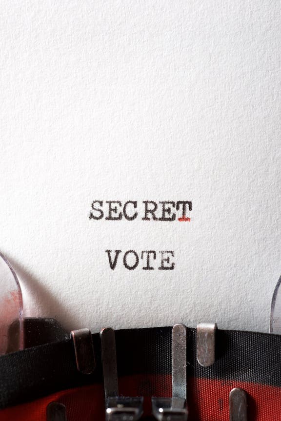 Secret vote concept view stock image. Image of quote - 200496753