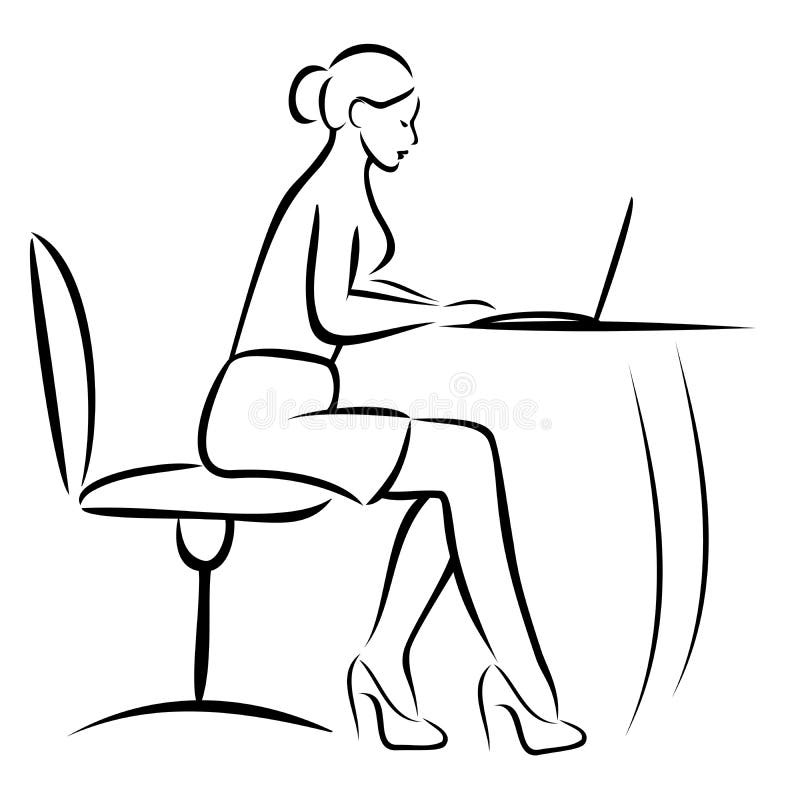 Secretaresse Stock Illustrations, Vectors, & Clipart – (32,058 Stock ...