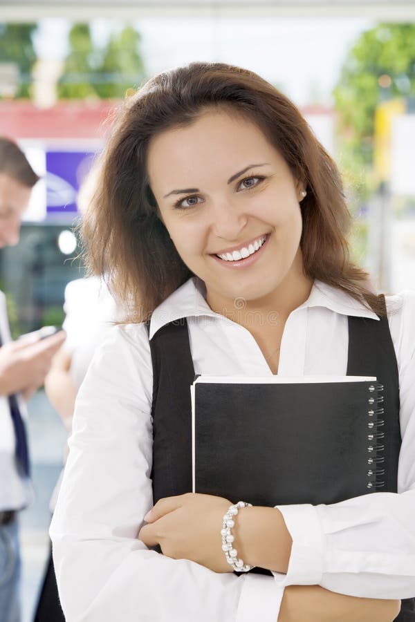 Secretary stock photo. Image of beautiful, happy, businesspeople - 10364198