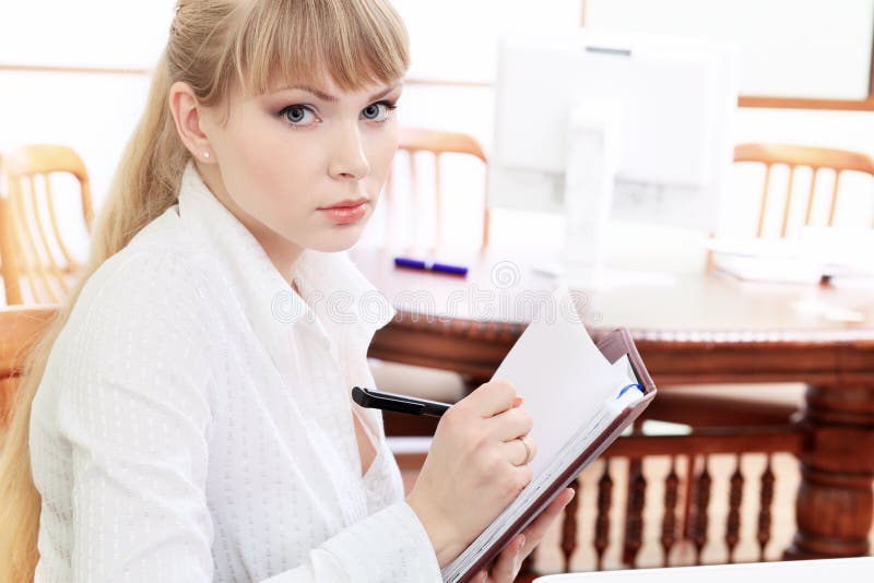 Secretary stock photo. Image of secretary, sales, female - 13233066